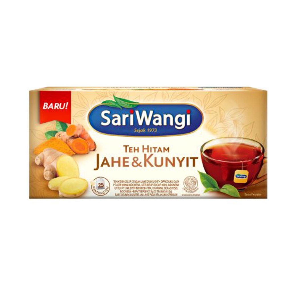 Jual teh celup sari wangi ginger turmeric jahe kunir kunyit | Shopee ...