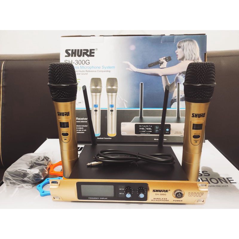 Jual MIKROFON WARLES SHURE SH 300 G | Shopee Indonesia