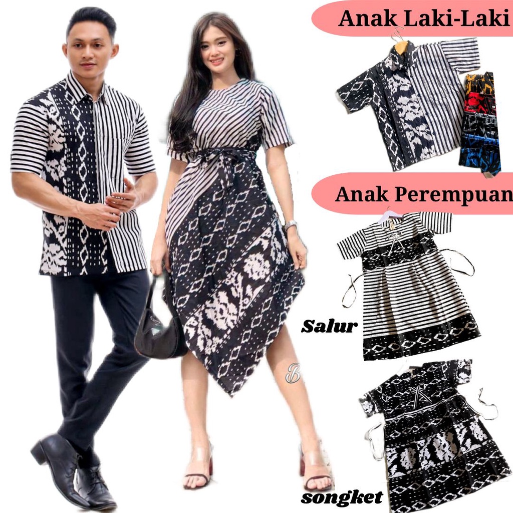 Jual batik couple keluarga / baju batik couple keluarga / batik ...