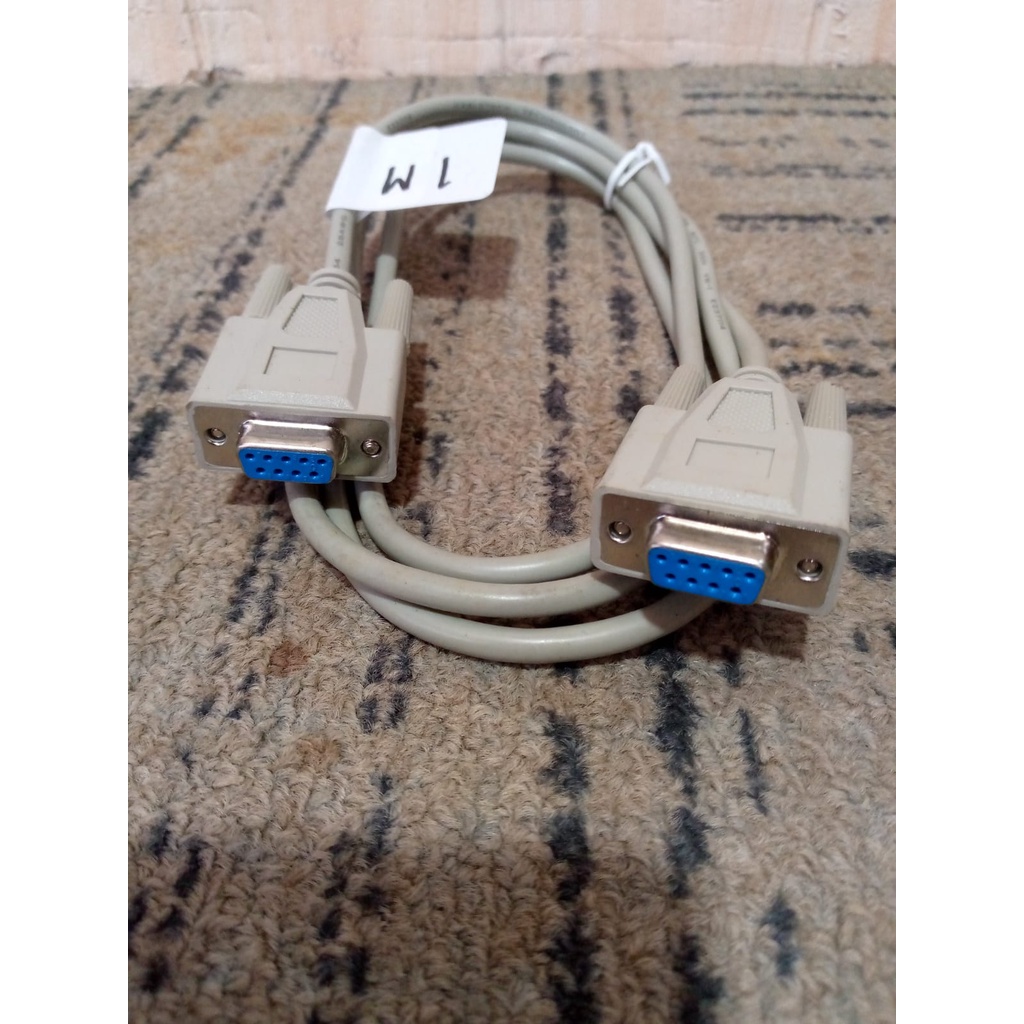 Jual Kabel Serial DB9 Female To Female 1 Meter | Shopee Indonesia
