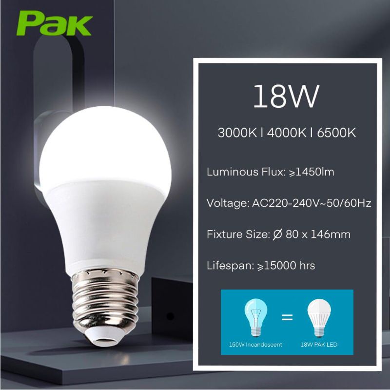 Jual Lampu Led Pak Lighting 3w 5w 7w 9w 12w 15w 18w / Natural White ...