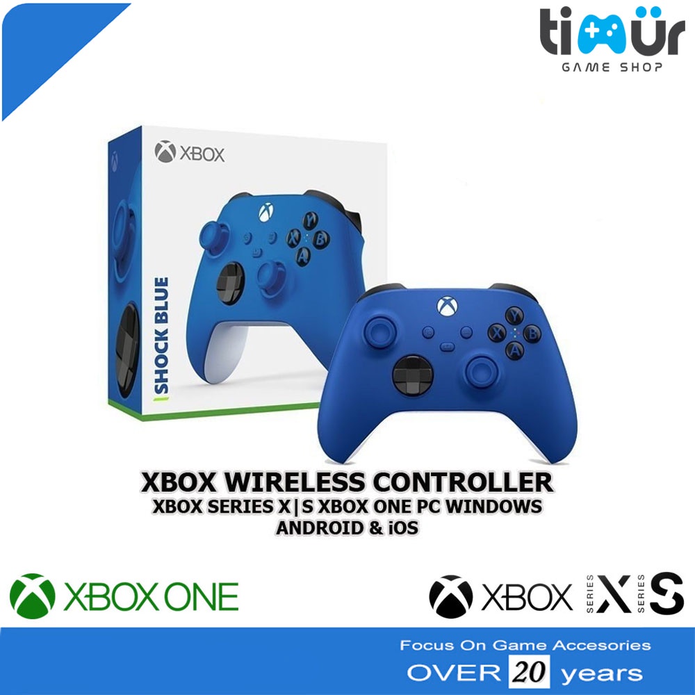 Jual Stick Stik Controller Xbox Series X S One PC Laptop Wireless Biru ...