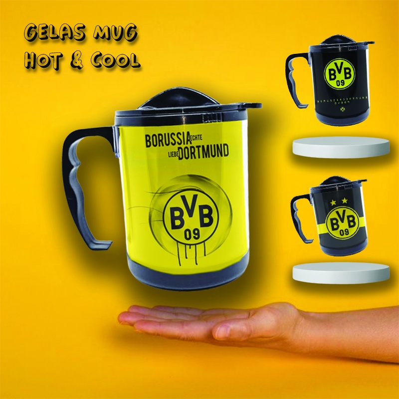 Jual Botol minum Gelas kopi teh aksesoris Club sepakbola Borussia ...