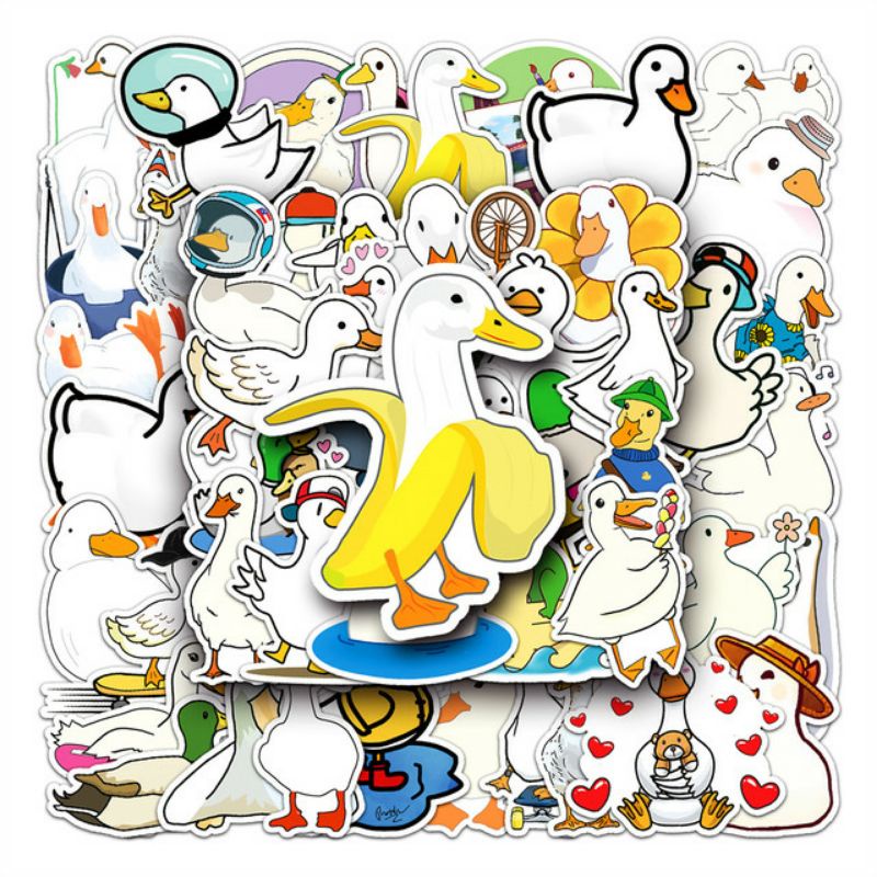 Jual Stiker Bebek Pack Style 260276- Stiker Aesthetic Keren Imut Laptop ...