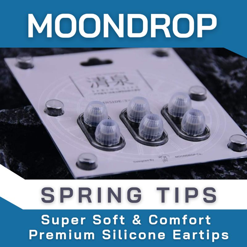 Jual Moondrop Spring Tips Eartips Replacement improve Clarity and Vocal ...