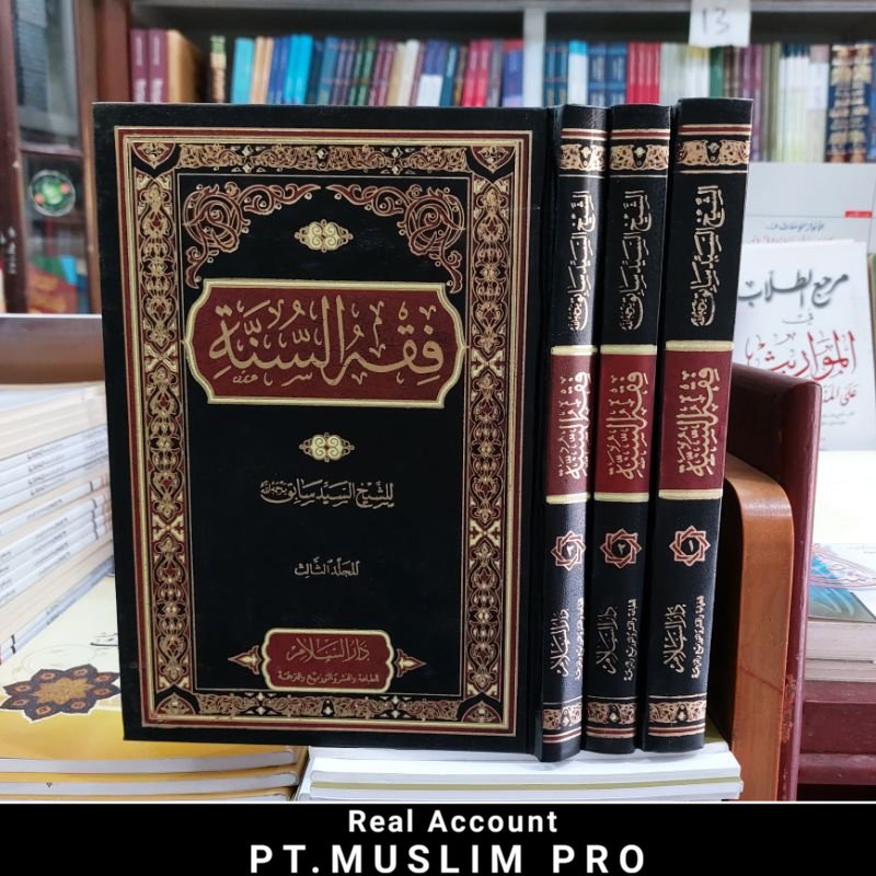 Jual (ORIGINAL) kitab fiqih / fiqhus Sunnah Sayyid Sabiq 3 jilid ...