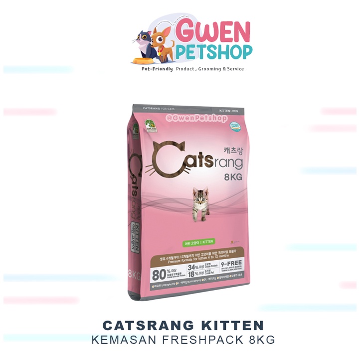 Jual (khusus ojol) CatFood Korea - Catsrang Kitten 8KG - Makanan Kucing ...