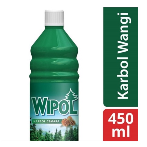 Jual Wipol Pel Lantai Karbol Cemara botol 450 Ml - Karbol Lantai ...