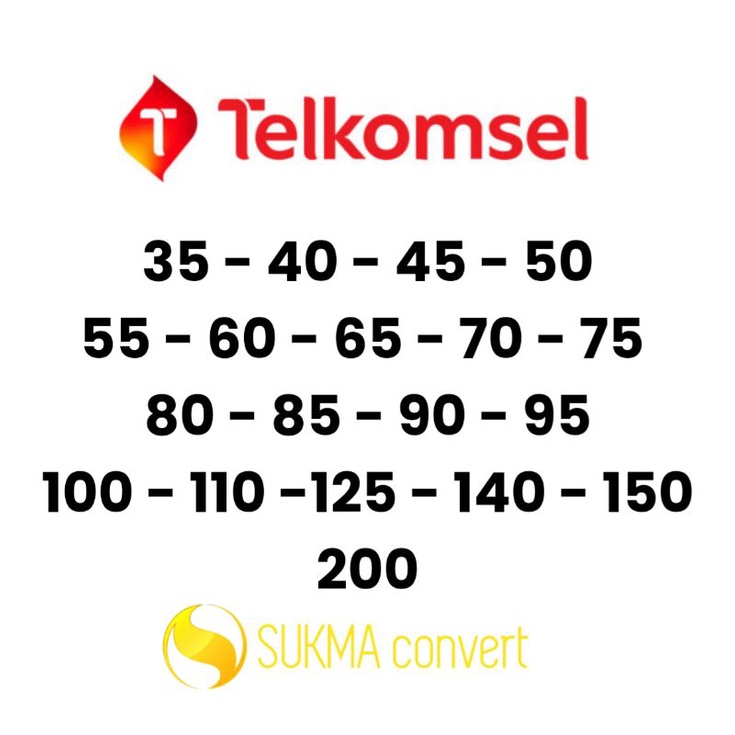 Jual Pulsa transfer telkomsel murah 35k-200k by SUKMACONVERT | Shopee Indonesia