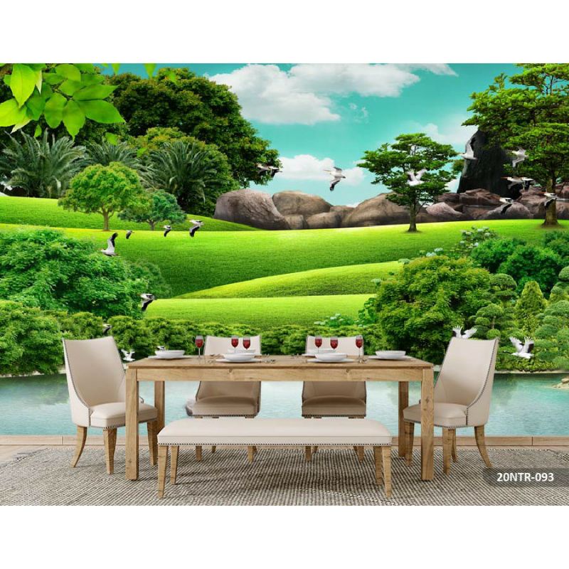 Jual Wallpaper Custom Motif Pemandangan Alam , Mural Photowall ...