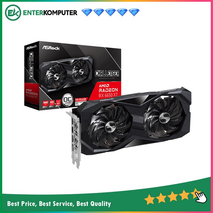 Jual ASRock Radeon RX 6650 XT 8GB DDR6 - Challenger D 8G OC | Shopee ...