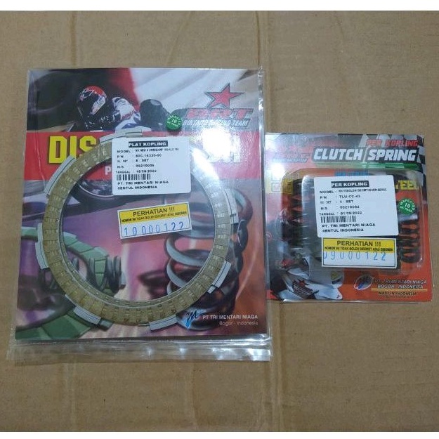 Jual Paket Kampas & Per Kopling BRT klx 150/dtracker 150/BF, crf 150,mx new, pnp megapro, tiger ...