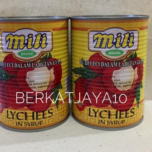 Jual trxo5O9a--Lychees Leci mili in syrup buah kaleng | Shopee Indonesia