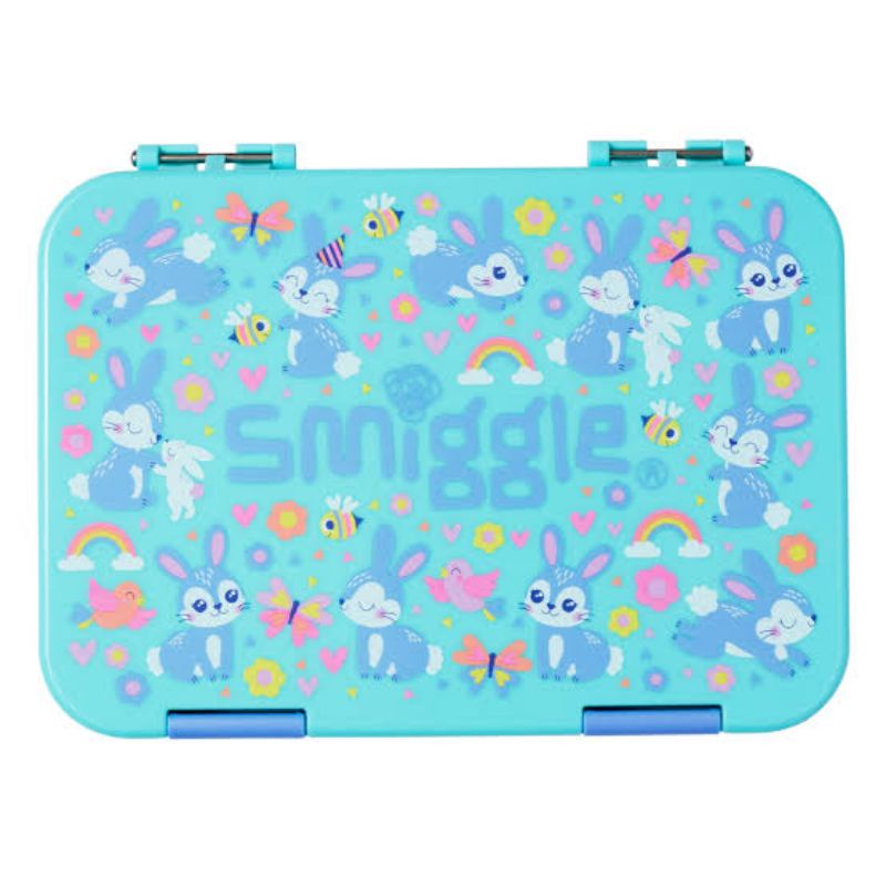 Jual Smiggle Happy Bento Lunch Box Medium Animalia Original - Kotak ...