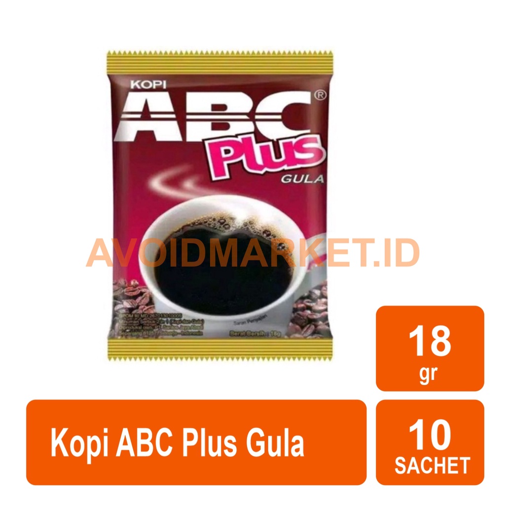 Jual Kopi Abc Plus Gula 18 gr x 10 Sachet ( 1 Renceng ) | Shopee Indonesia