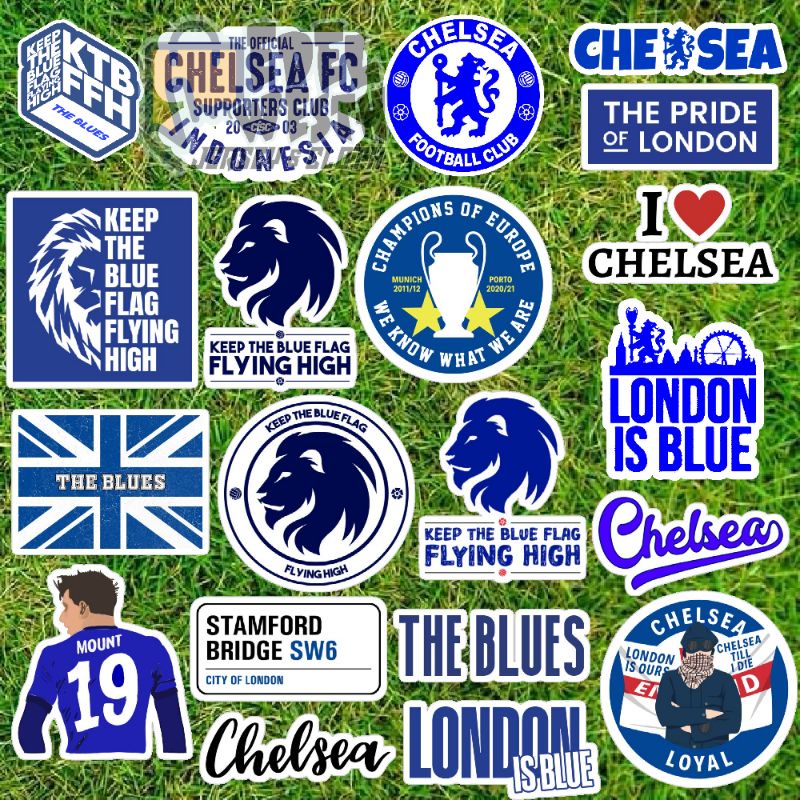 Jual PAKET STICKER CHEL5EA (ISI 20PCS) | Shopee Indonesia