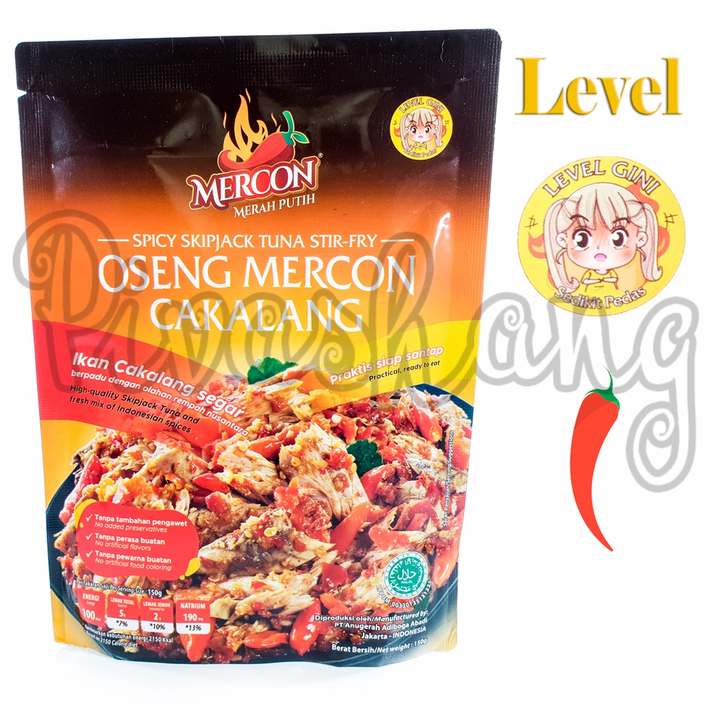 Jual Oseng Mercon Merah Putih Daging Cakalang Cumi Rendang Ayam Betutu ...