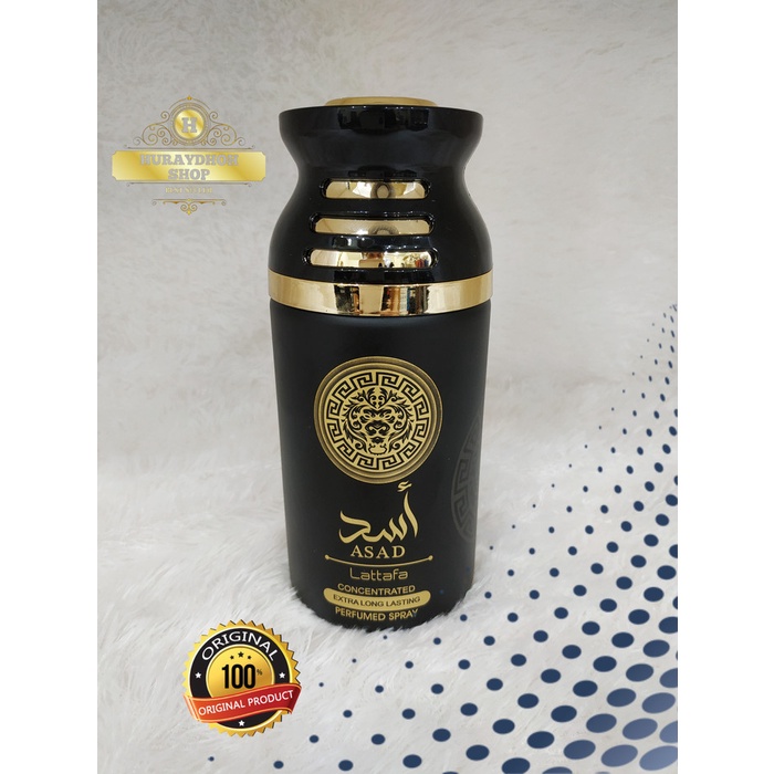 Jual Limited Lattafa Asad Deodorant Body Spray For Men And Women 250Ml ...