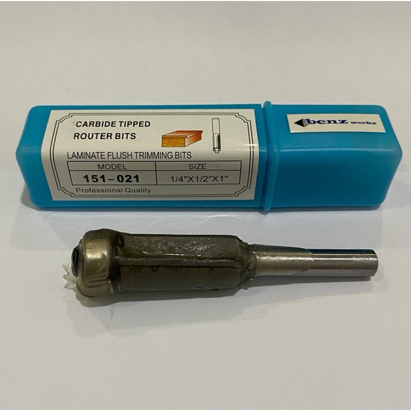 Jual Benz 151 - 021 mata router cuci hpl kayu 1/4 x 12mm laminate flush ...