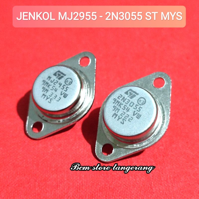 Jual TRANSISTOR JENGKOL MJ2955 MJ 2955 2N3055 2N 3055 ST ORIGINAL MALAYSIA | Shopee Indonesia