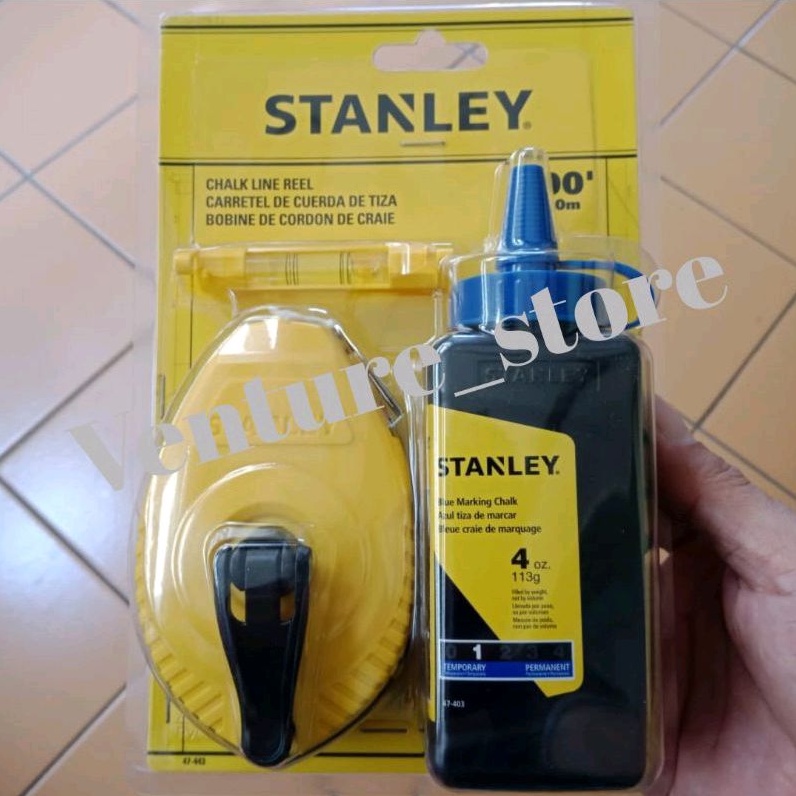 Jual CHALK LINE SET 30M STANLEY 47-433 SIPATAN & TINTA BIRU | Shopee ...
