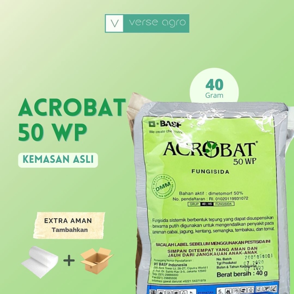 Jual Fungisida Acrobat 50 WP 40gr - untuk busuk daun | Shopee Indonesia