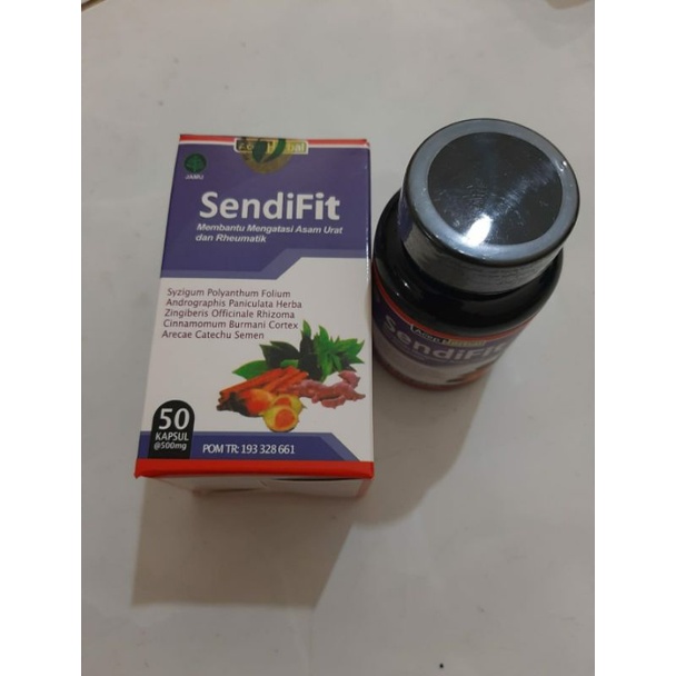 Jual Sendi Fit Obat Tulang Sendi Saraf Asam Urat Rematik Isi 50 Kapsul ...