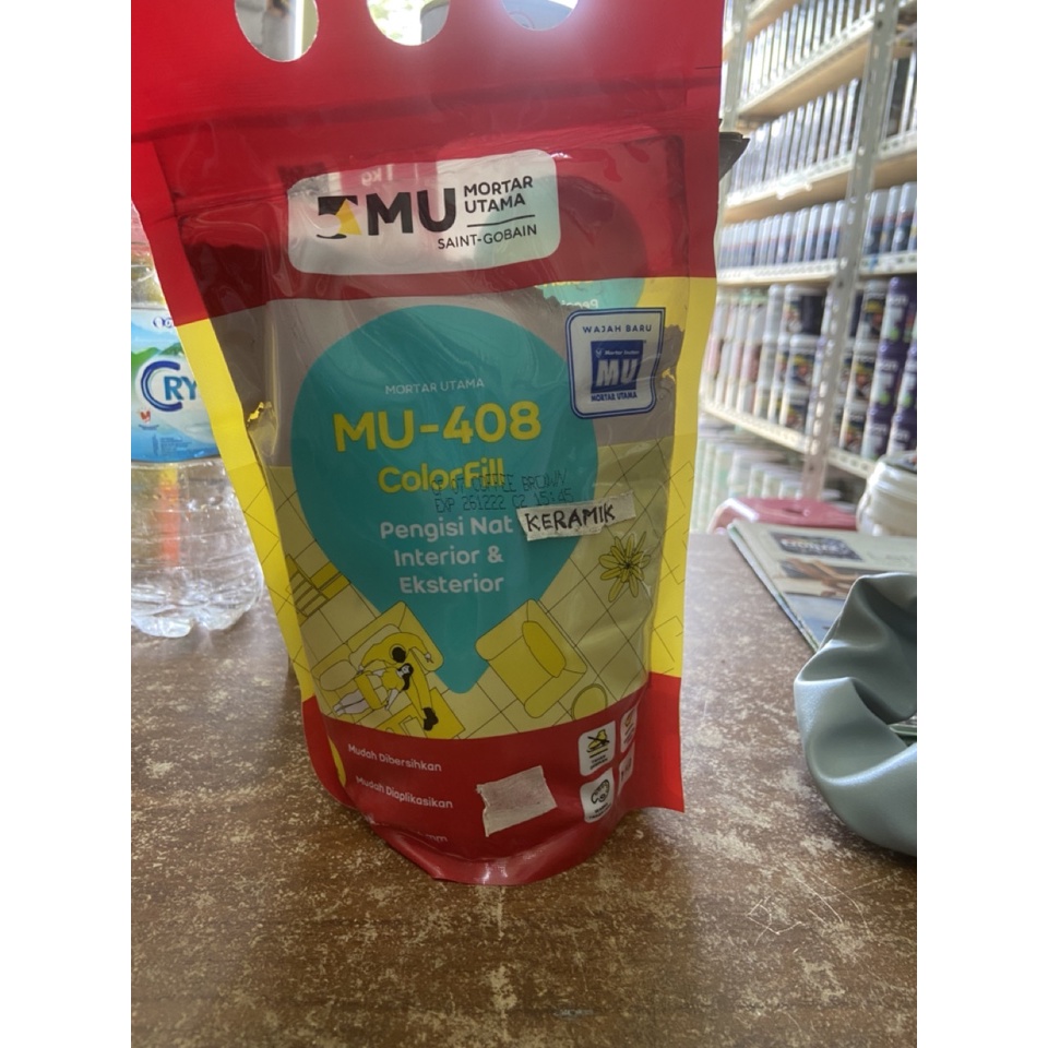 Jual Pengisi Nat Keramik Mortar Utama MU-408 ColorFill 1 kg | Shopee ...