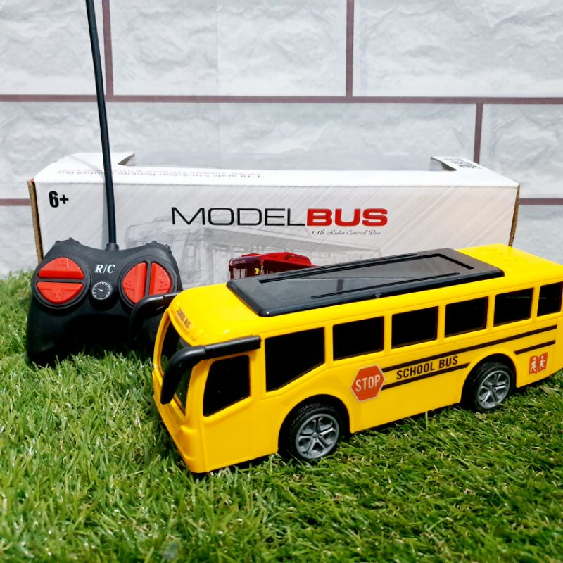Jual Mainan Mobil Bus Remote Control Rc Car Bis Remot Kontrol Anak Edukatif | Shopee Indonesia