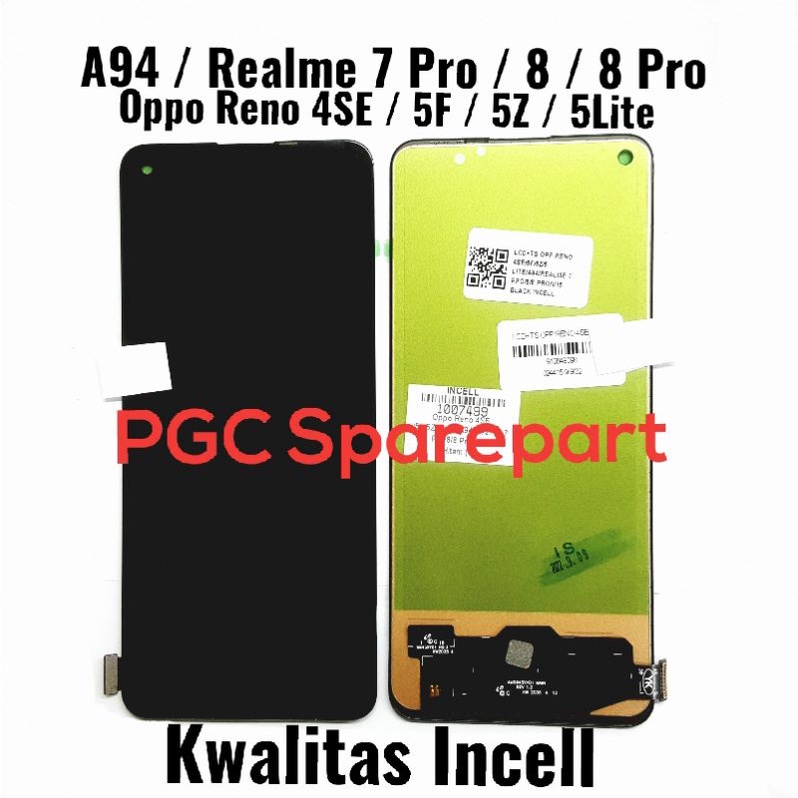 Jual INCELL - LCD Touchscreen Fullset Reno 4 SE / A94 (4G) / 5F / 5Z ...