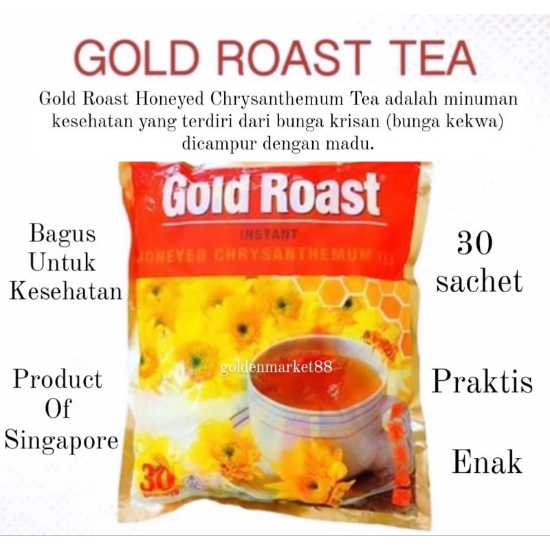 Jual TEH GOLD ROAST INSTANT HONEYED CHRYSANTHEMUM TEA GOLDROAST BUNGA ...