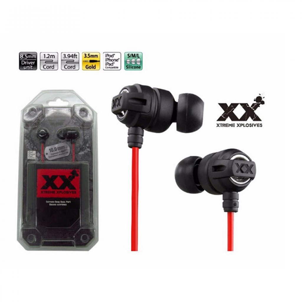 Jual JVC Extreme Xplosives Super Deep Bass Earphones - HA-FX1X | Shopee ...