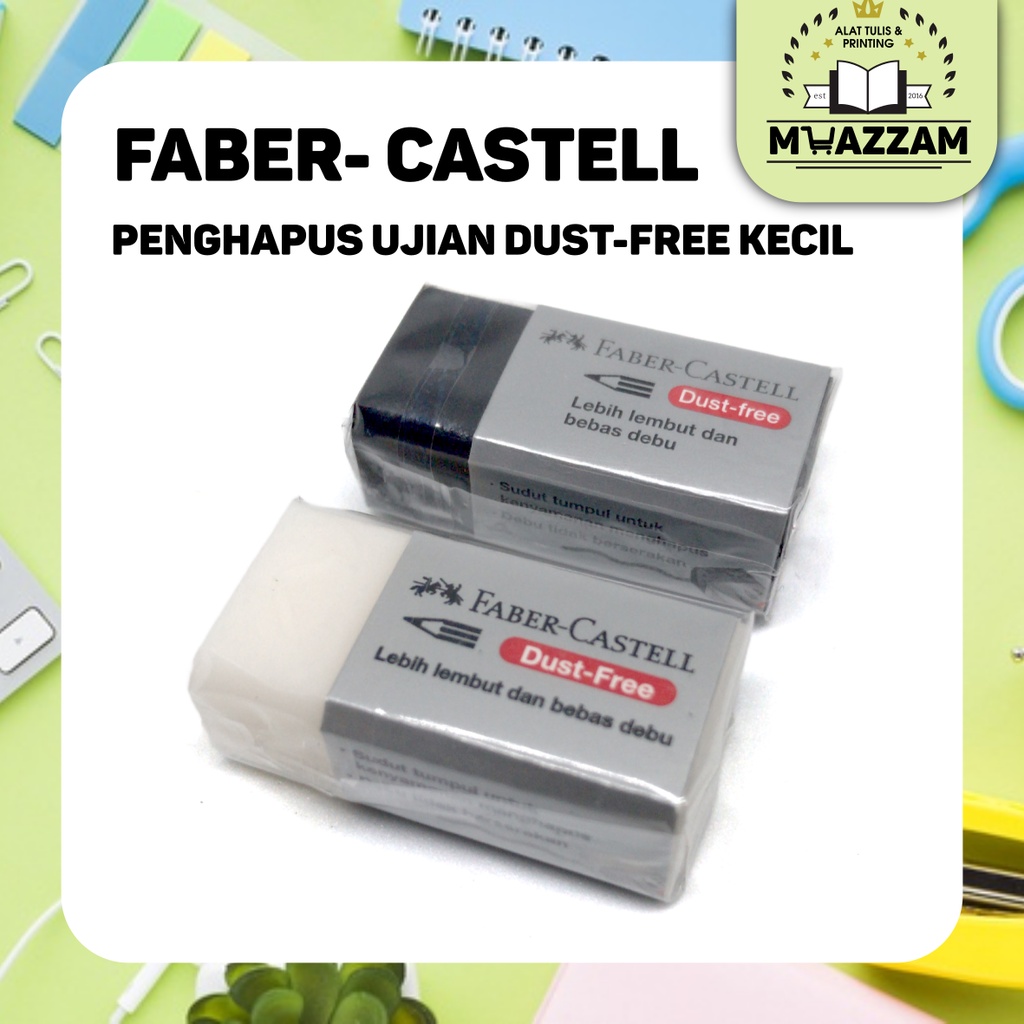 Jual Faber-Castell Penghapus Ujian Dust-Free Kecil | Shopee Indonesia