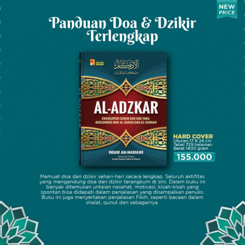 Jual Kitab Al Azkar Ensiklopedi zikir dan doa Karya IMAM Nawawi ...