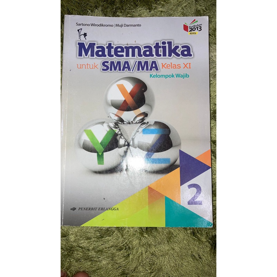 Jual ERLANGGA - BUKU MATEMATIKA Wajib SMA/MA KELAS 11/XI K.13 LIKE NEW!! | Shopee Indonesia