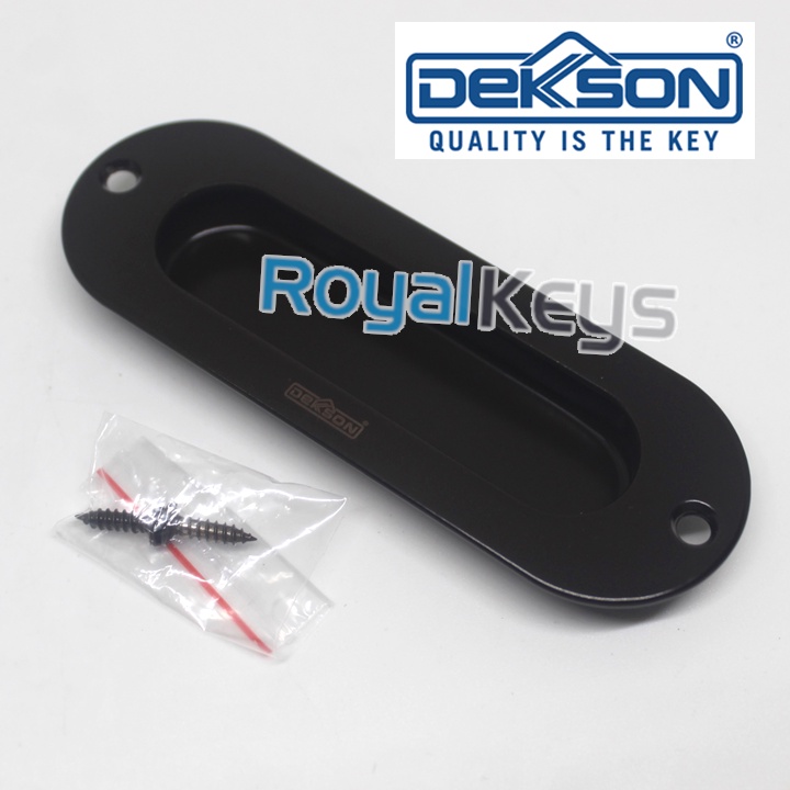 Jual Pull Plate Dekson Dekkson PP 012 YBIC Coklat Handle Tanam Oval ...