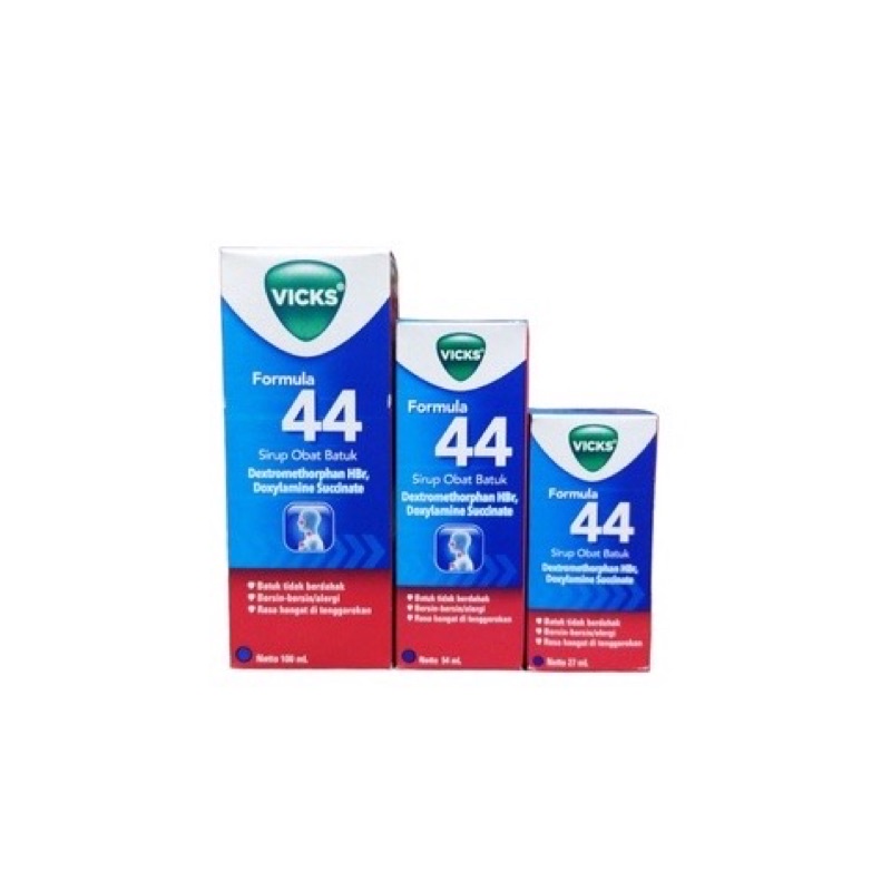 Jual Vicks Formula 44 Sirup Batuk Dewasa 100/54/27 Ml | Shopee Indonesia