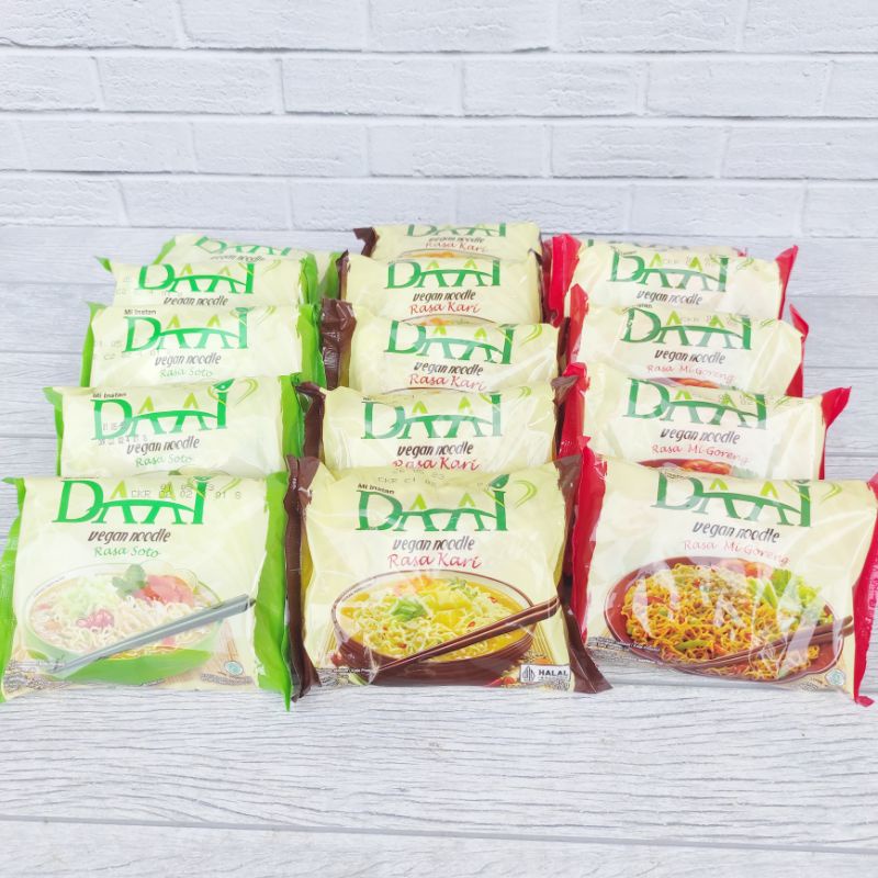 Jual DAAI Mi Instant 1 Pack 5 Bungkus Vegan Vegetarian | Shopee Indonesia