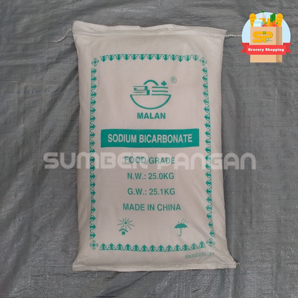 Jual MALAN Soda Kue China 25kg / Baking Soda / Sodium Bicarbonate ...