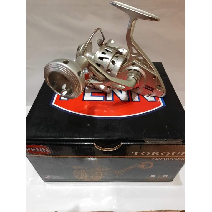 Jual Reel Penn Torque II TRQII5500 SLV Spinning | Shopee Indonesia