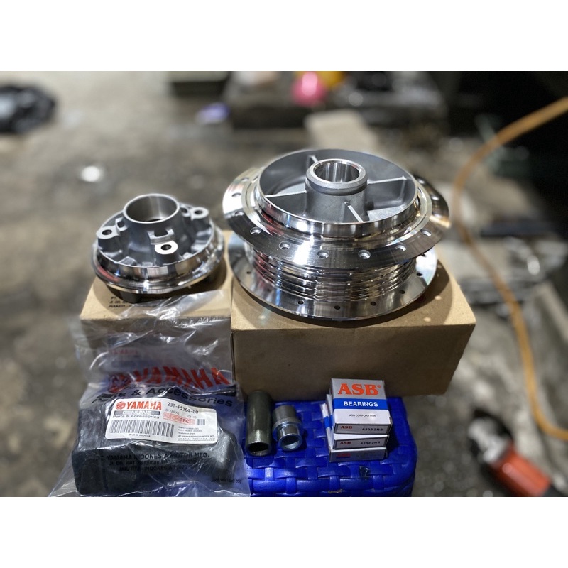 Jual tromol rx king/scorpio original baru bubut cnc set isian bearing ...