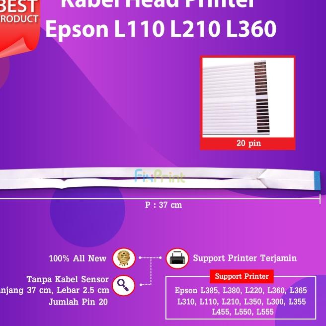 Jual artk9K4w--Flexible Cable Printhead Epson L110 L210 L350 L355 L360 ...