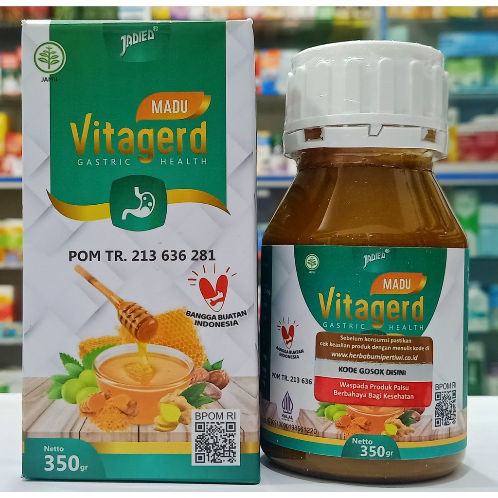 Jual Madu Vitagerd 𝟑𝟓𝟎𝐆𝐑 - Meredakan Asam Lambung, GERD, Maag Kronis ...
