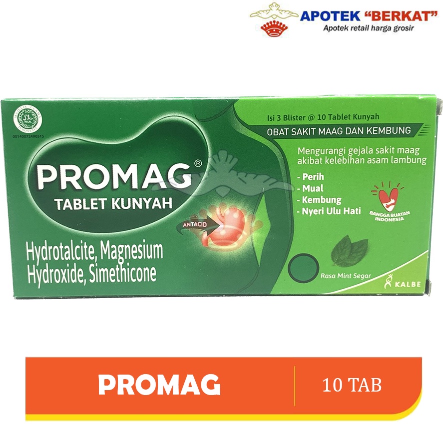 Jual Promag 10 Tablet / OBAT MAAG | Shopee Indonesia