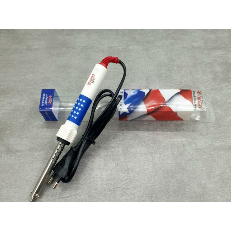 Jual ALAT SOLDER LISTRIK 40W NASA SOLDERING IRON 40 WATT | Shopee Indonesia