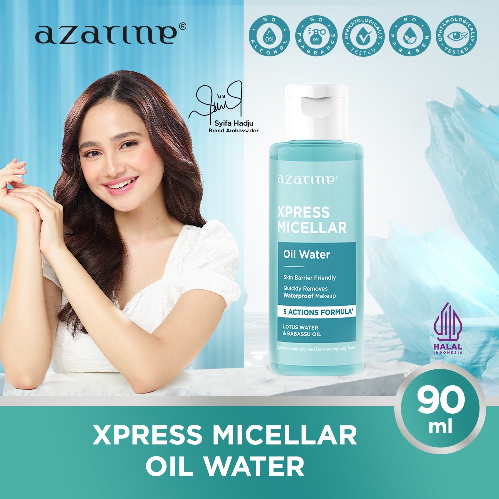 Jual Azarine Xpress Micellar Oil Water / Ceramoist Botanical Micellar ...