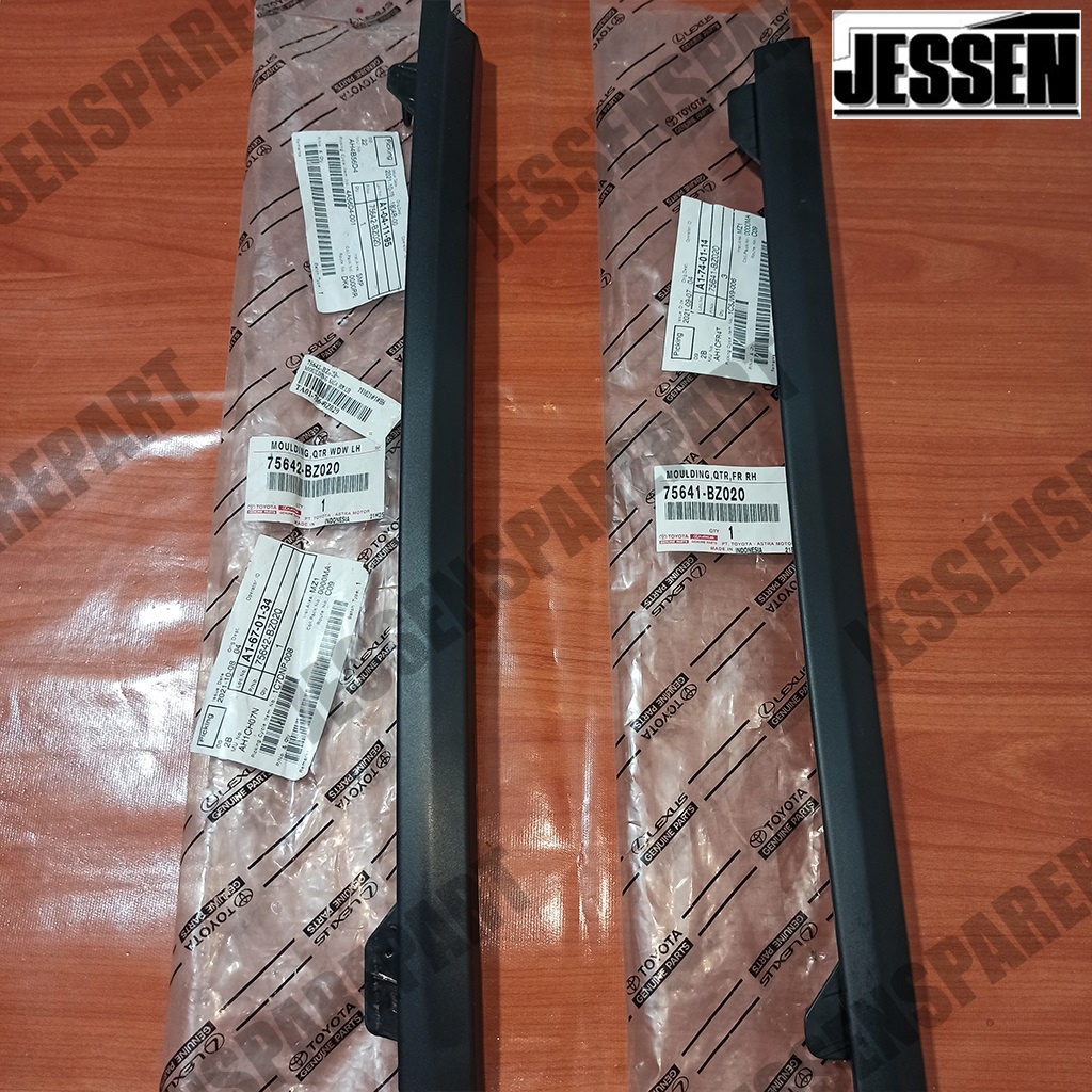 Jual Moulding Quarter Karet pelipit Tulang Kaca Kiri Kanan Avanza Xenia ...
