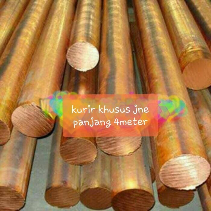 Jual Perlengkapan Listrik Grounding Rod 5/8" Tembaga Original/Grounding ...