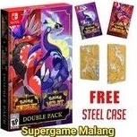 Jual Pokemon Scarlet Violet Game Switch Nintendo Double Pack V2 Lite ...