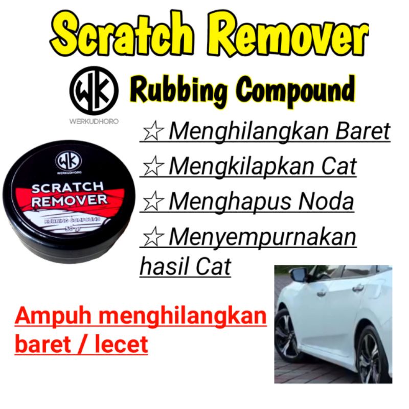 Jual WK Rubbing Compound Kompon Penghilang Baret / Goresan Scratch ...